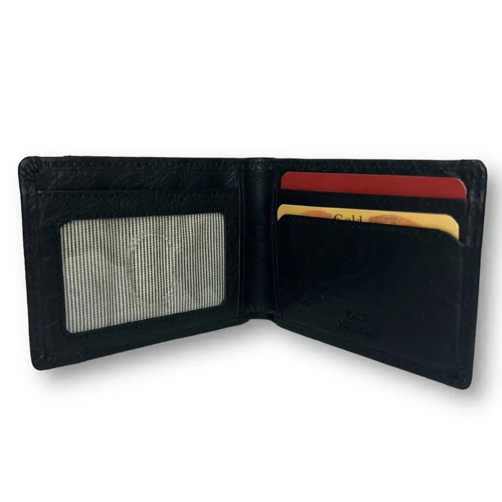 Spikes & Sparrow | Bags | Spikes And Sparrow Mens Black Leather Classic ...